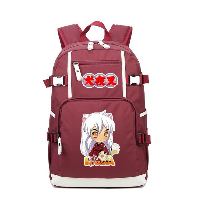 Inuyasha Characters Printed Backpack